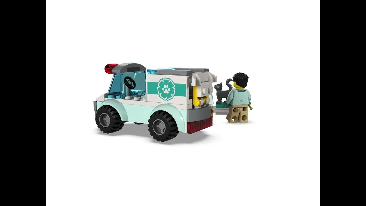 Конструктор LEGO City (Сити) 60382 Ветеринарный фургон - купить в Сети ...