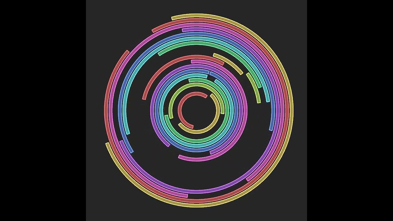Color wheel. #openframeworks #programming #creativecoding