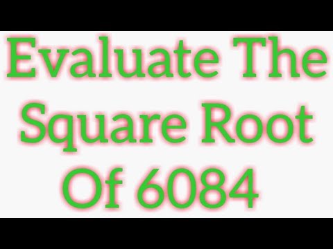Evaluate The Square Root Of 6084 By Factorization and Division Method - Maths In Urdu