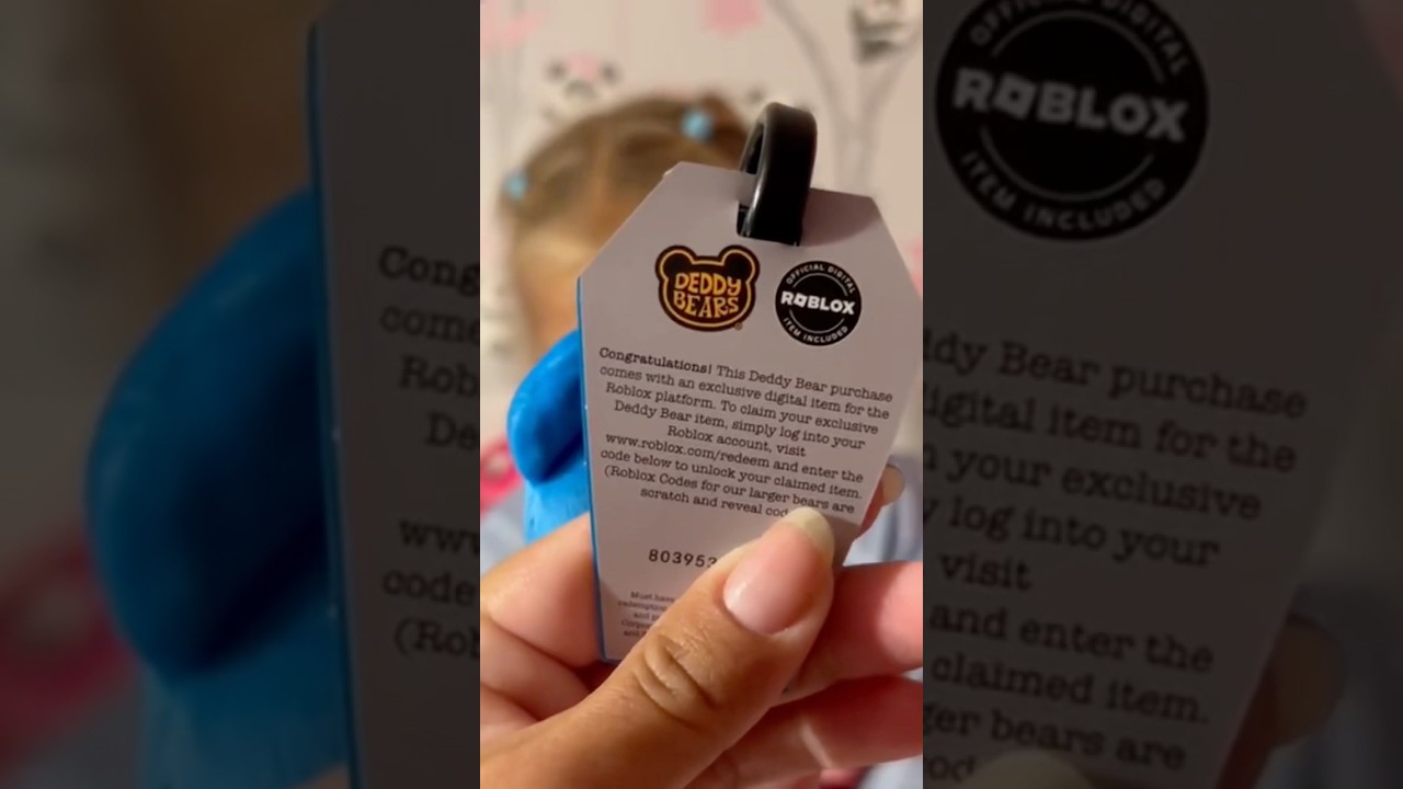 Mystery Roblox codes in Deddy Bear collection! Ultra Rear Bear! #roblox #redeemcode #code #deddybear