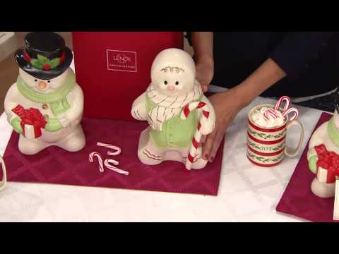 Lenox Limited Edition Porcelain Figural Cookie Jar with Kerstin Lindquist