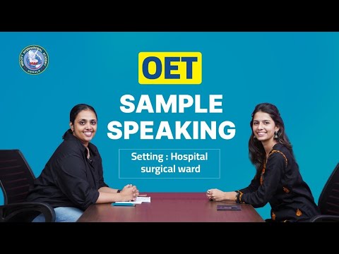 OET Sample Speaking | Hospital Surgical Ward | Hip Replacement