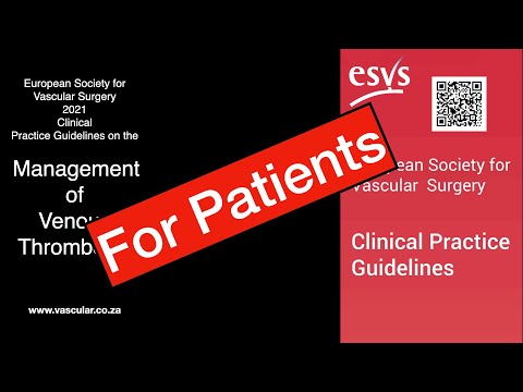 For Patients: Venous Thrombosis