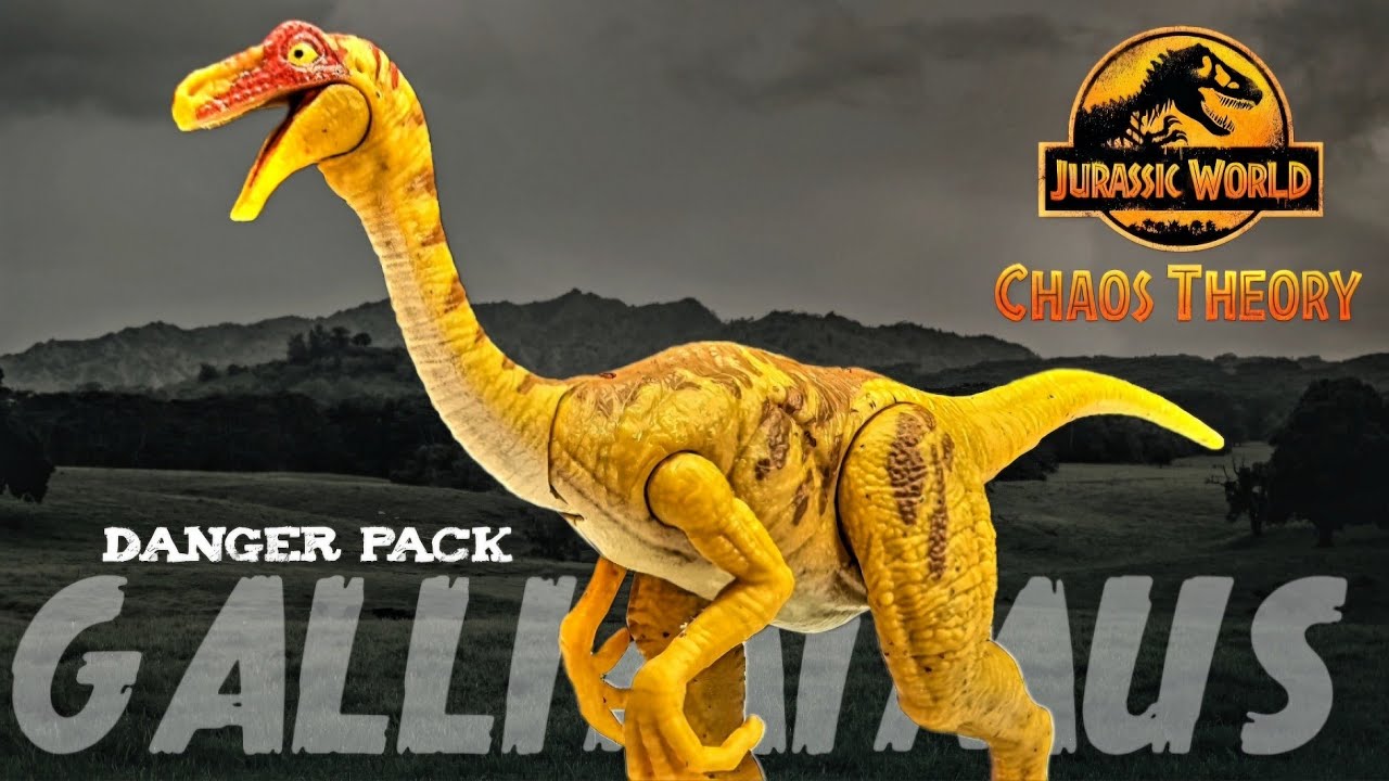 Mattel Jurassic World Chaos Theory Danger Pack Gallimimus Review!!!