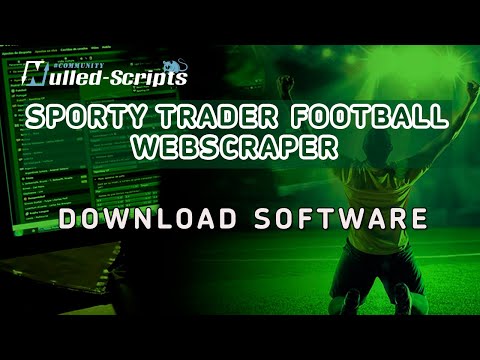 Script Sporty Trader Football WebScraper Arbitrage Betting Software