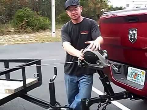 EZ Hitch N Winch utility trailer