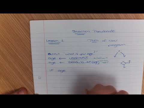 AQA Comptuer Science - GCSE - Pseudocode - Lesson 2 - Selection AQA