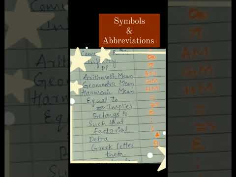 ✨Symbols and abbreviations ✔👍🤩 #mathstricks #mathsteacher #likesharesubscribe #short #mathstips4u