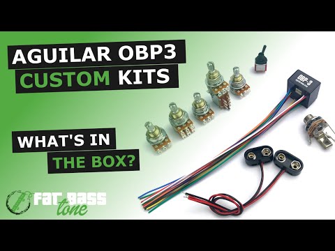 Aguilar OBP-3 Custom 3 Band Bass Preamp Kit for 2 Pickup - 5 | Reverb