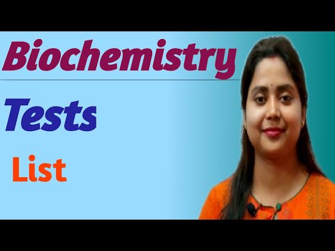 Biochemistry Tests List|| Biochemistry Blood Tests || lipid profile test