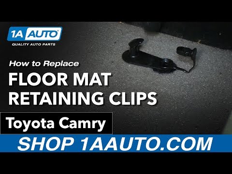 How to Replace Floor Mat Retaining Clips 01-15 Toyota Camry