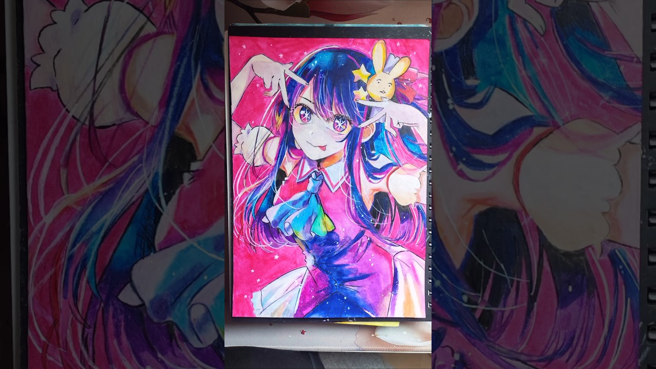 Drawing Ai Hoshino 💜💕