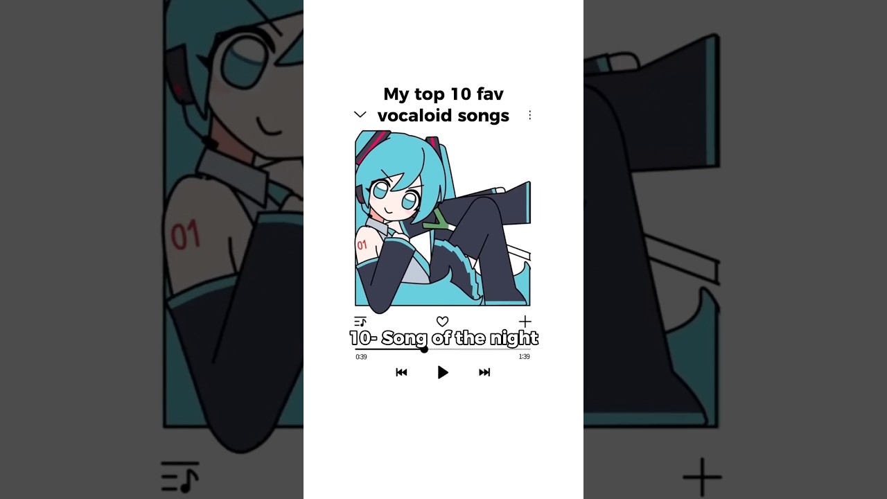 Top 10 vocaloid songs #miku #mezmerizer #vocaloid #teto #utauloid  #hatsunemiku #music #playlist