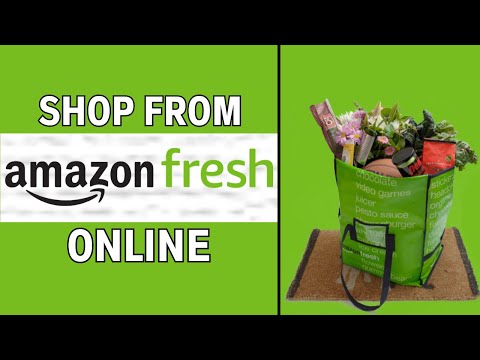 How To Shop at AMAZON FRESH ONLINE (QUICK & EASY)