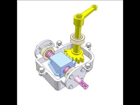 Car steering gear box 1