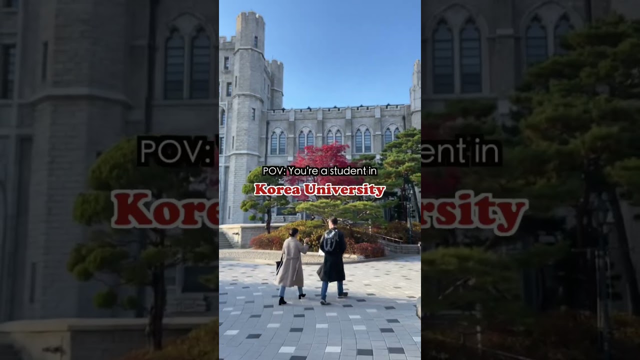 POV: You're a student in Korea University 🇰🇷👩🏻‍🎓 #koreauniversity #studyabroad #korea #shorts