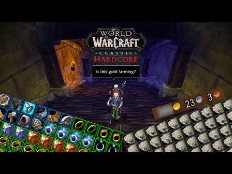 I ran Stockades 50 times... Easy gold in WoW Anniversary Hardcore?
