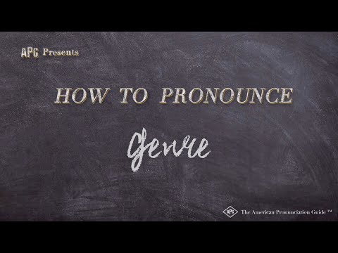 How to Pronounce Genre (Real Life Examples!)