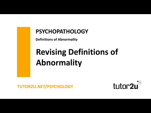 Psychopathology - Definitions of Abnormality - Revision | AQA A Level Psychology