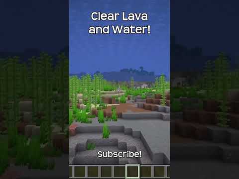 With This Resource Pack You Can See Clearly Underwater And In Lava In Minecraft!