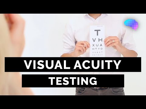 Visual Acuity Assessment - OSCE Guide (Clip) | UKMLA | CPSA | PLAB 2
