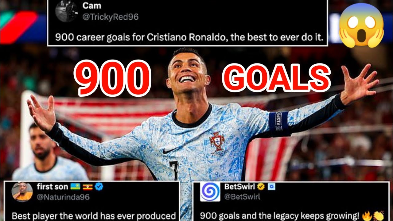CRISTIANO RONALDO creates History to score 900 GOALS ⚽| First ever to do so in the world | CR7 GOAT🐐