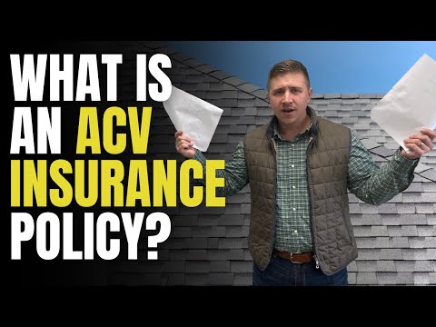 What is an Actual Cash Value (ACV) Insurance Policy? #homeinsurance #ACVpolicy