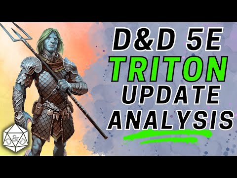A Niche Martial for ANY Campaign (Not Just Water Ones) | D&D 5E Triton Race Deep Dive