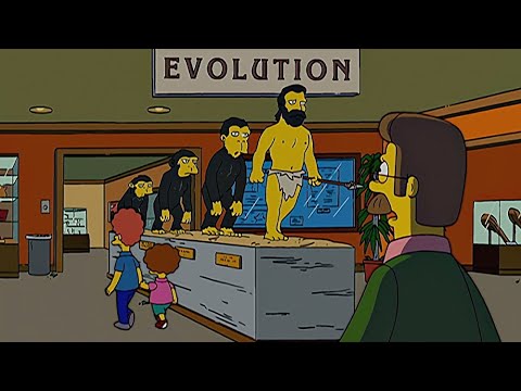 The Simpsons – Evolution vs Creationism – Scottie's Playtime