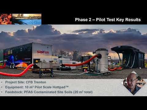 Phase II: Demo of Smoldering Combustion Treatment of PFAS-Impacted Investigation-Derived Waste