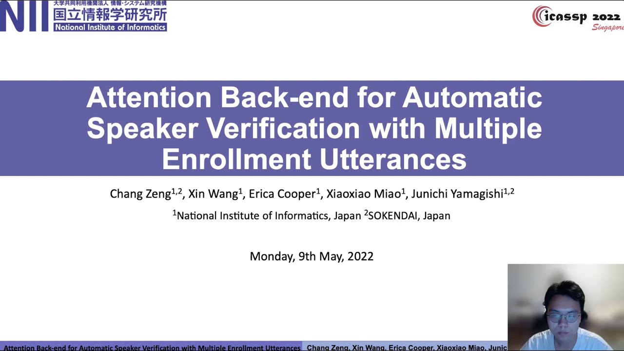 Attention Back-end for Automatic Speaker Verification with Multiple Enrollment Utterances