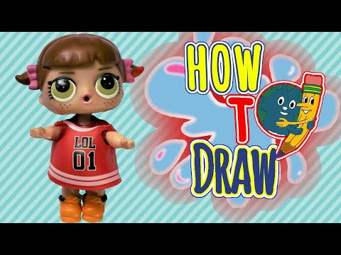 How to Draw LOL Surprise | DrawingwithKIDS | FREE Coloring Page Printable
