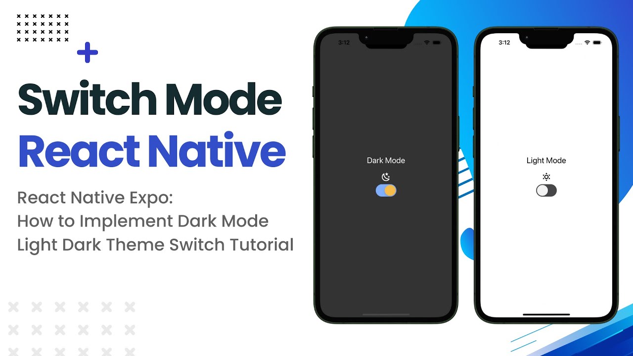 React Native Dark Theme | React Native Tutorial | Step-by-Step