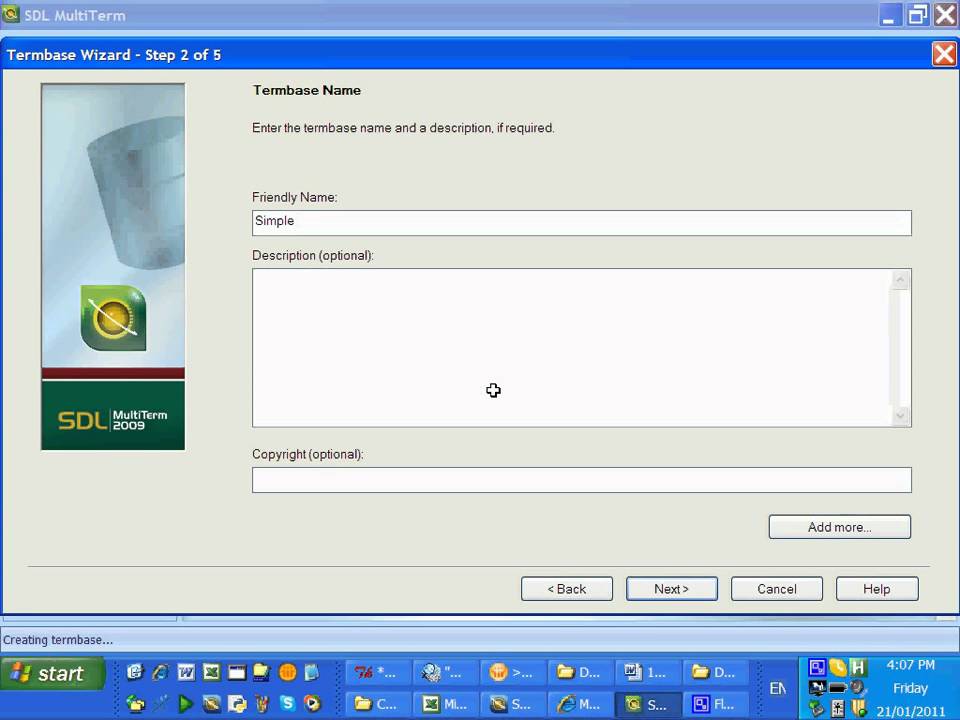 Trados MultiTerm Tutorial- create TermBase from Excel File