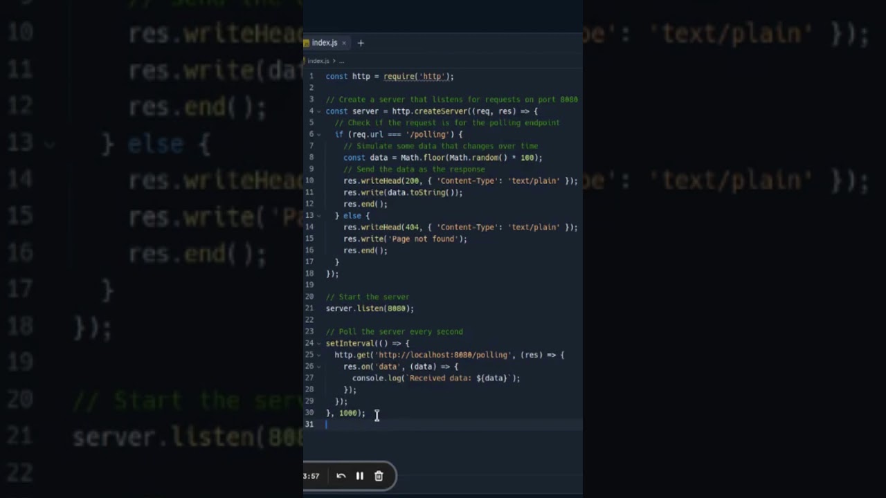 Short Polling Example