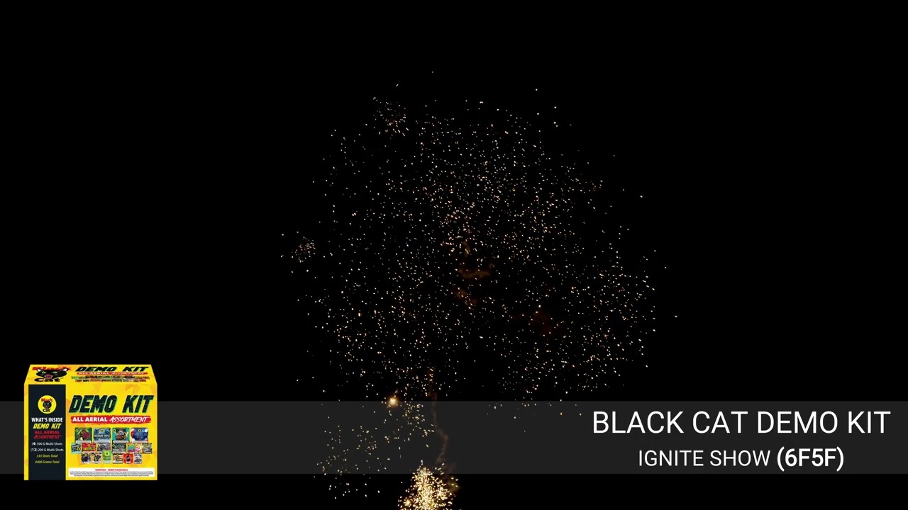 Predesigned Show for IGNITE - Demo Kit by Black Cat Fireworks