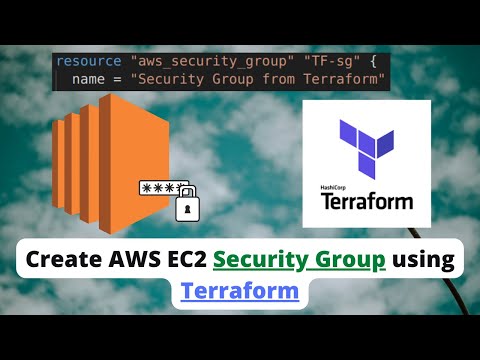 How to Create AWS Security group using Terraform and attach to instance | security group tf code