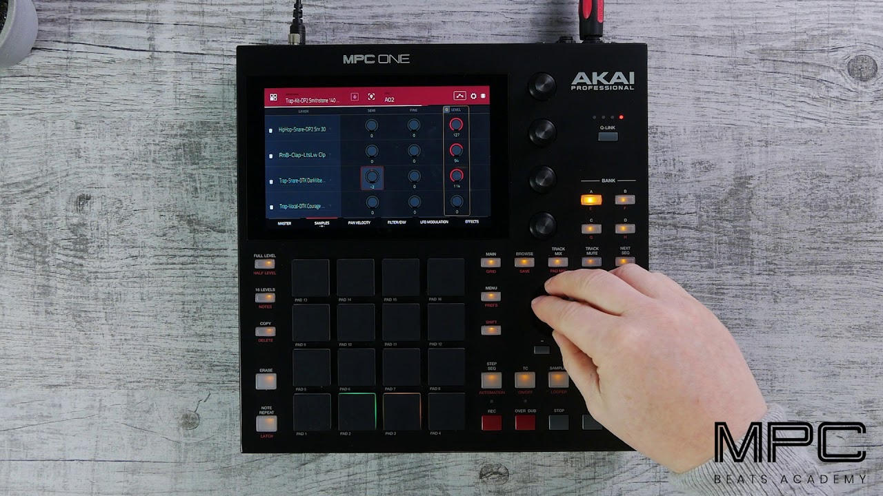 Getting Started with MPC One | Layering Drums