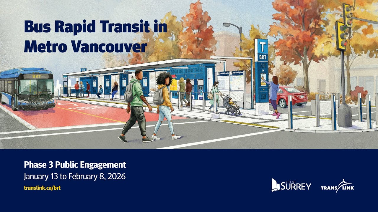 Bus Rapid Transit Program: Phase 3 Public Engagement, Jan. 13 – Feb. 8 | King George Boulevard