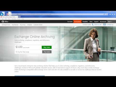 Learn Microsoft Exchange : How to Use Online Archive