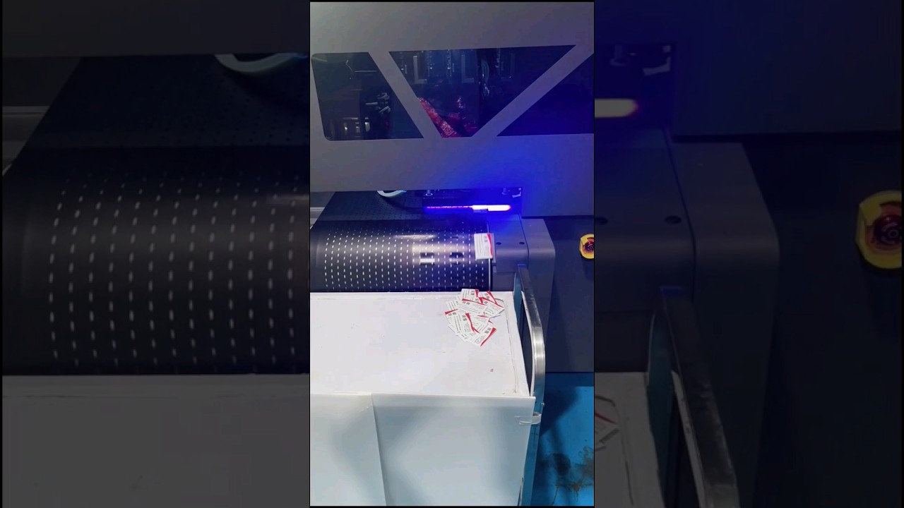 high speed single pass UV printer PVC card, smart ID card printer #inkjetprinter #idcard