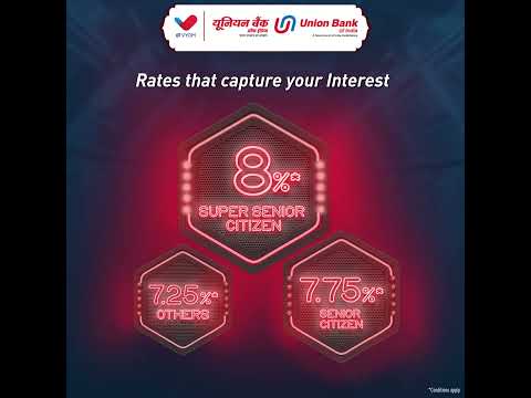 Interest Rates on Term Deposits | Union Bank of India