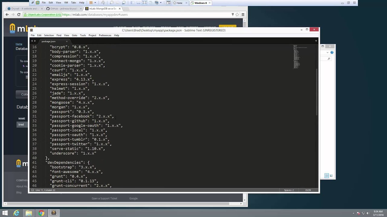 Node.js & Drywall User Management System