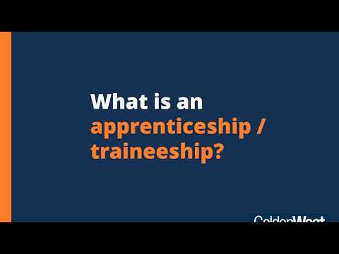 What is an apprenticeship or traineeship?