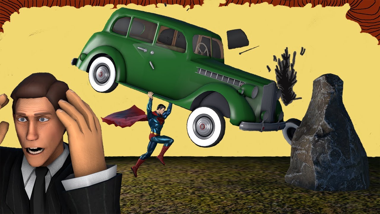 Action Comics #1 (Original Superman Comic) SFM Recreation