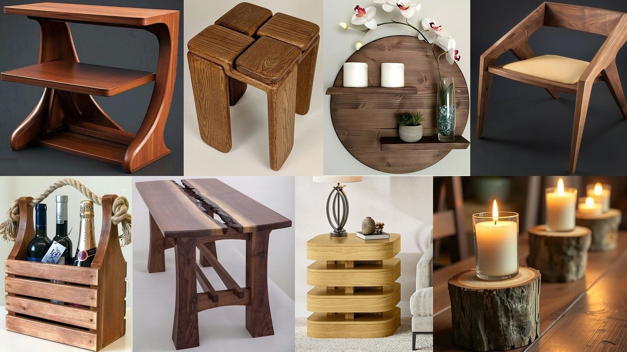 Contemporary wood furniture ideas and wood décor pieces ideas you can add to your living spaces