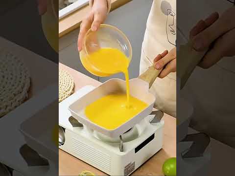Bobikuke Japanese Omelette Pan, Nonstick Tamagoyaki Pan Rectangle Egg Frying Pan, Square Pan Omelet