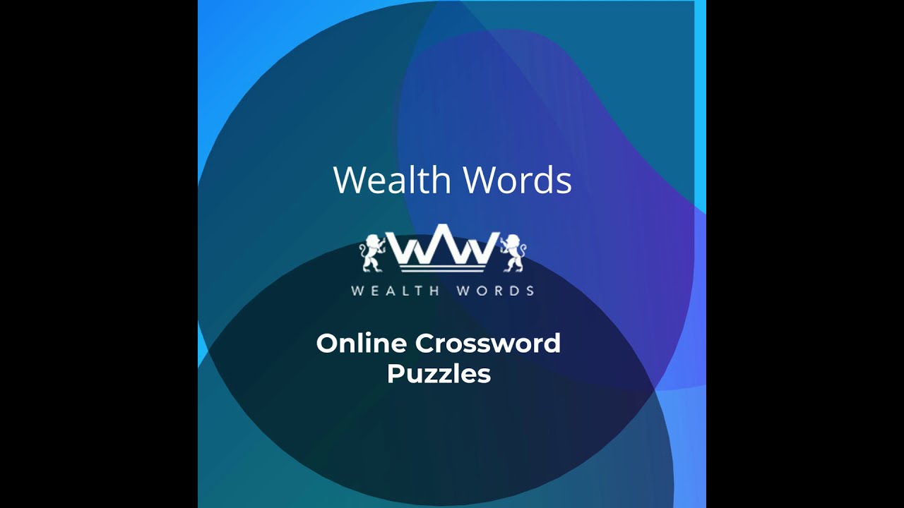 Wealth Words - Online Crossword Puzzle App