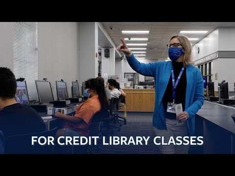 Research Classes - For Credit - Offered by the IVC Library