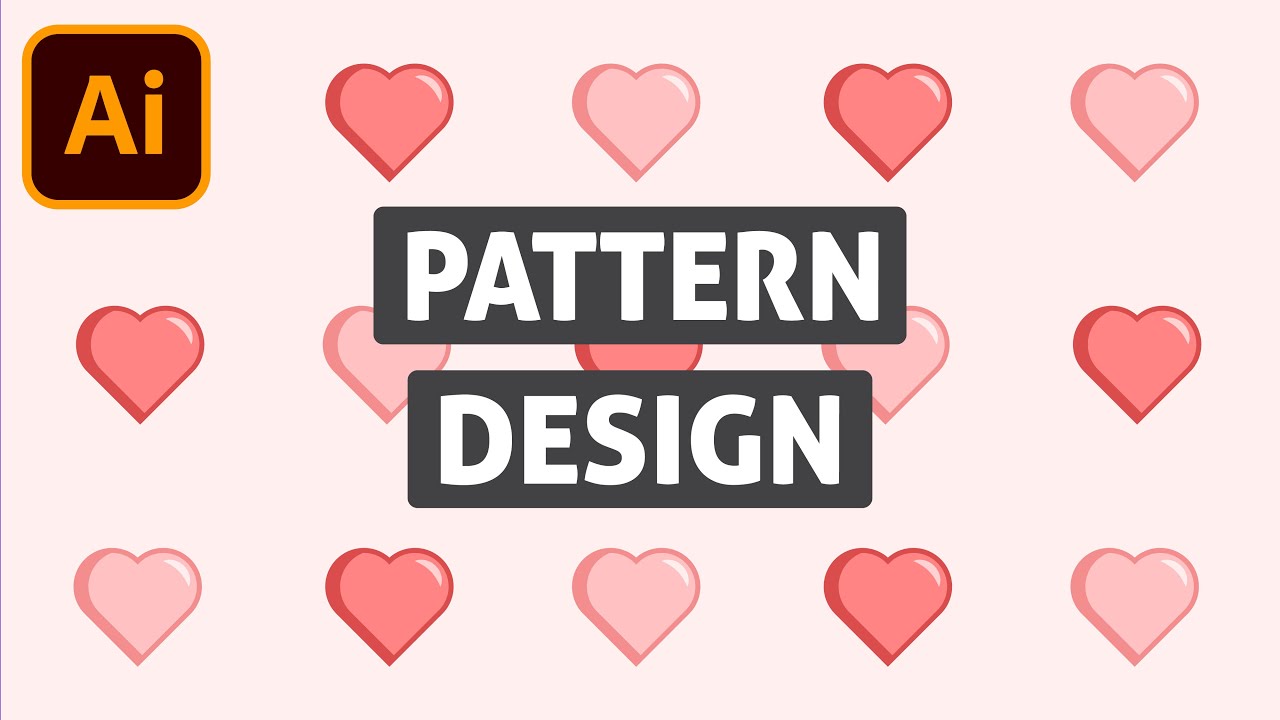 How To Create A Heart Pattern Swatch In Adobe Illustrator
